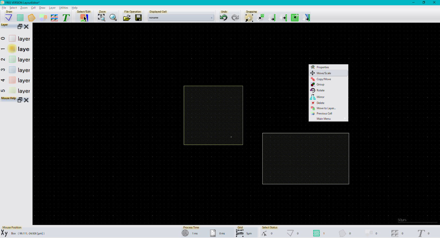 【LayoutEditor 使い方講座】4. 選択&移動 | 人のブログ